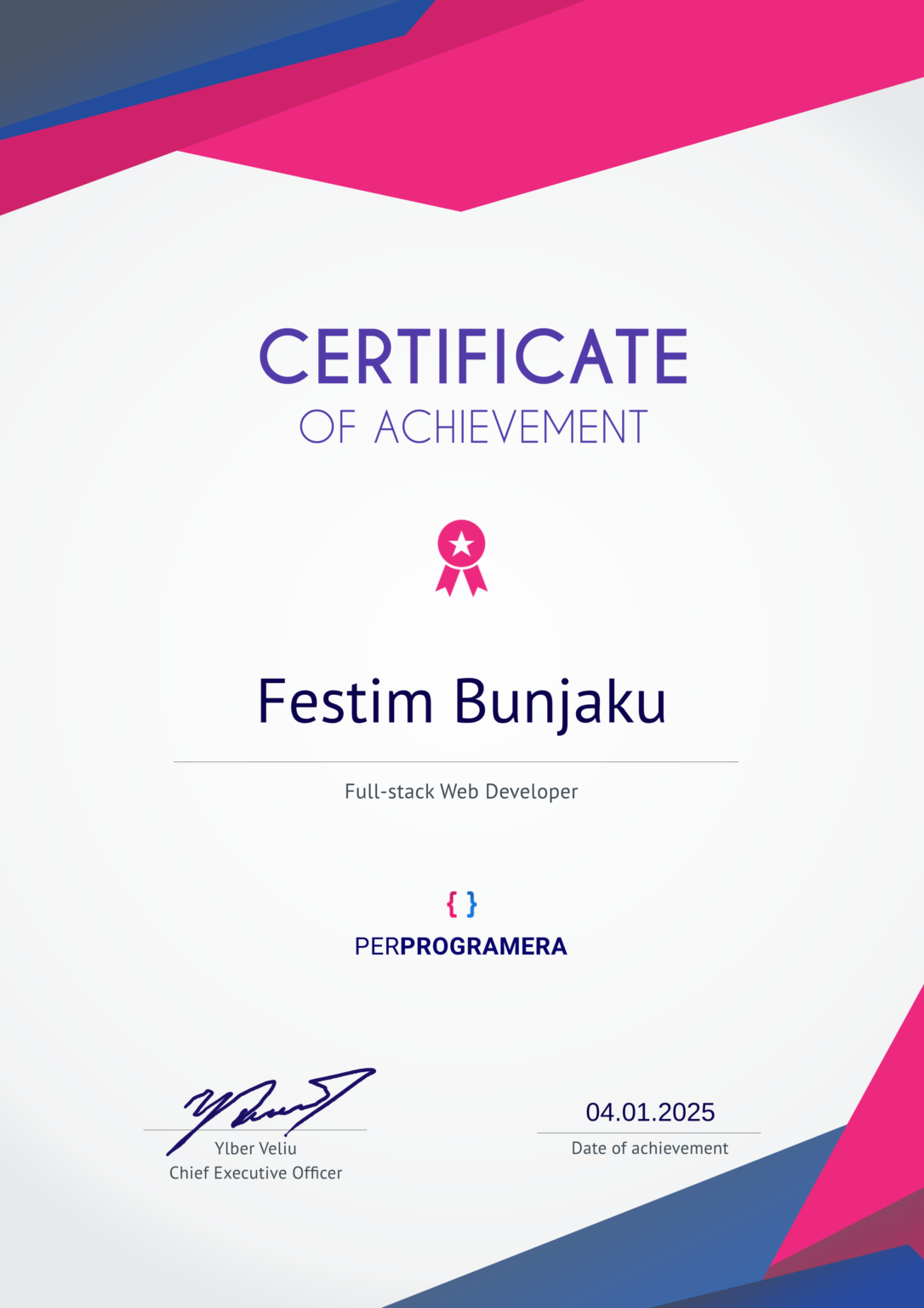 Studenti i dalluar i Bootcamp 12 - PËR PROGRAMERA